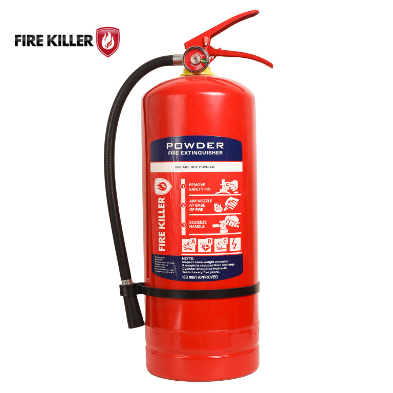 Fire Killer 6kg DCP ABC Dry Chemical Powder Fire Extinguisher ...