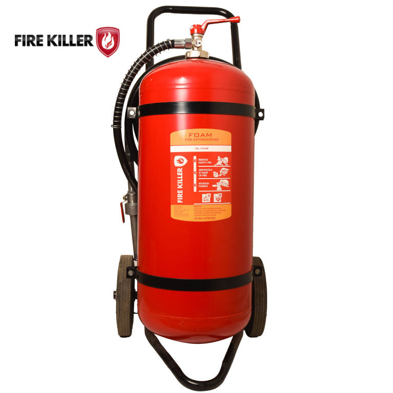 Fire Killer 50kg AFFF Foam Trolley Industrial Fire Extinguisher ...